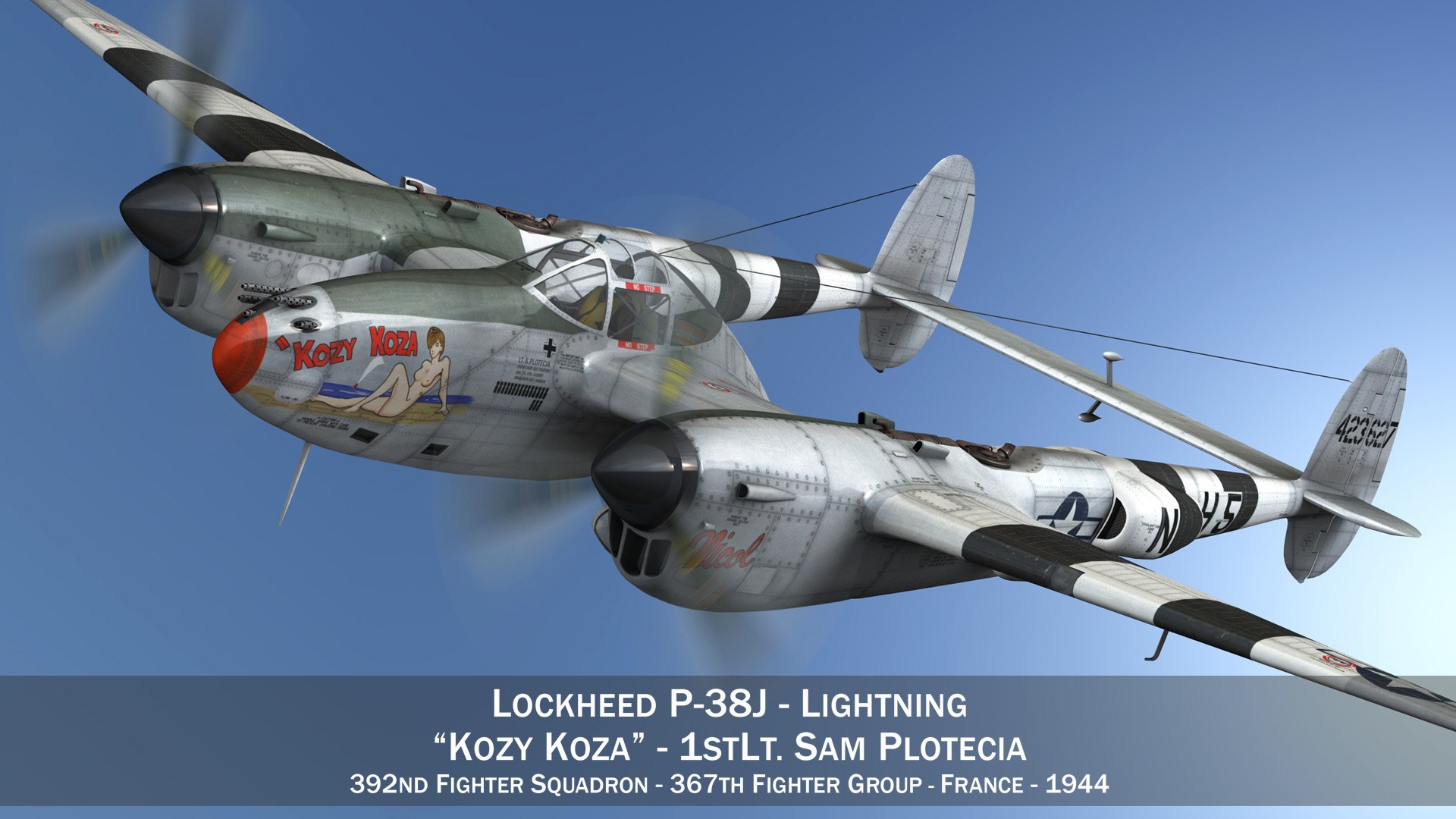Lockheed Lightning - Kozy 3D Model - TurboSquid 1701474