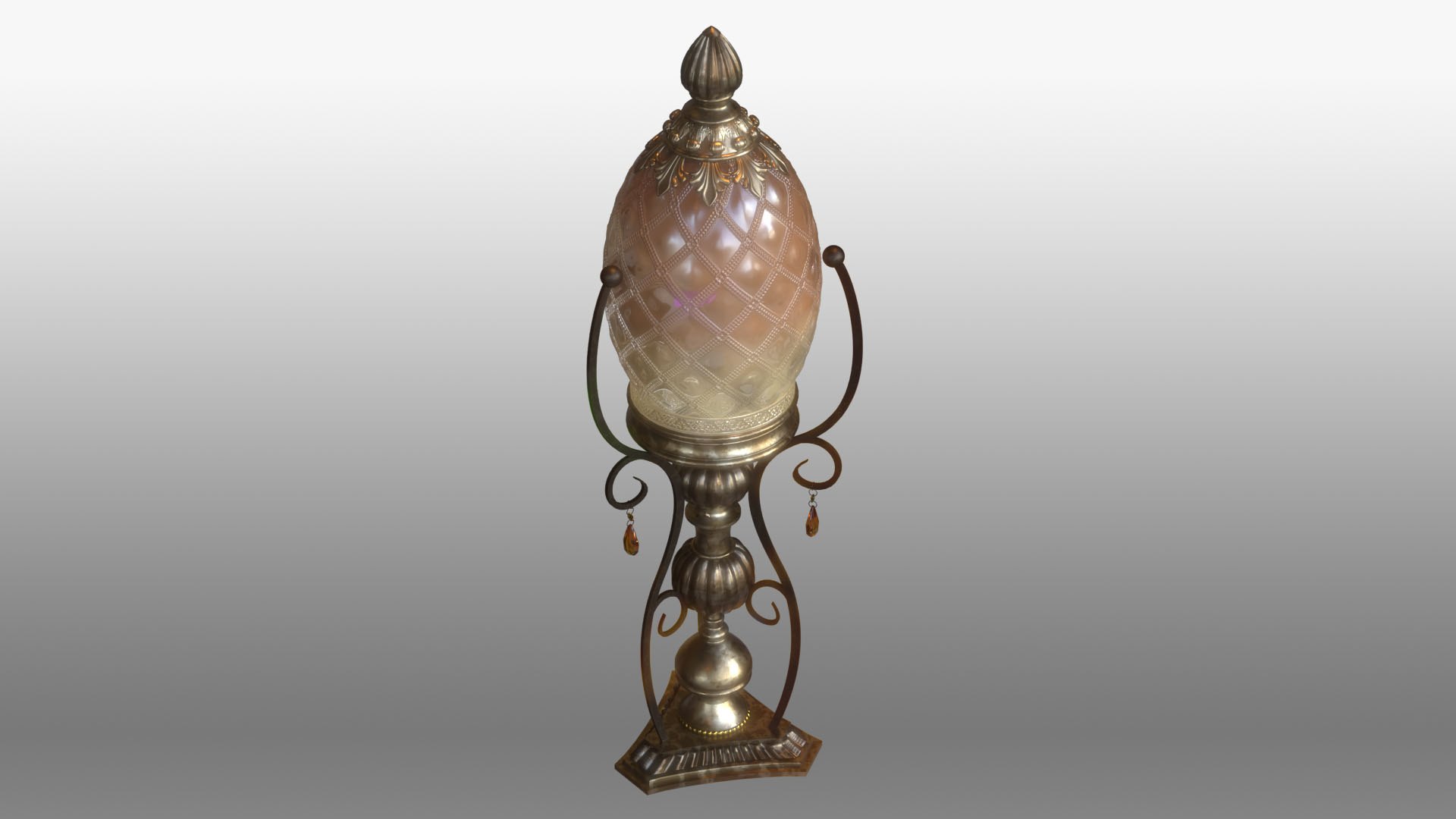 3D Model Antique Lamp - TurboSquid 1767219
