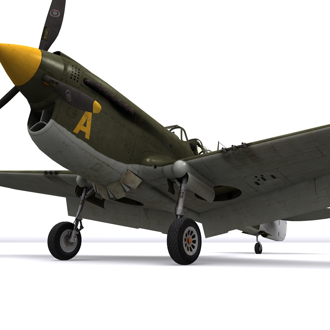 Curtiss Warhawk P-40n New 3D Model - TurboSquid 1553671
