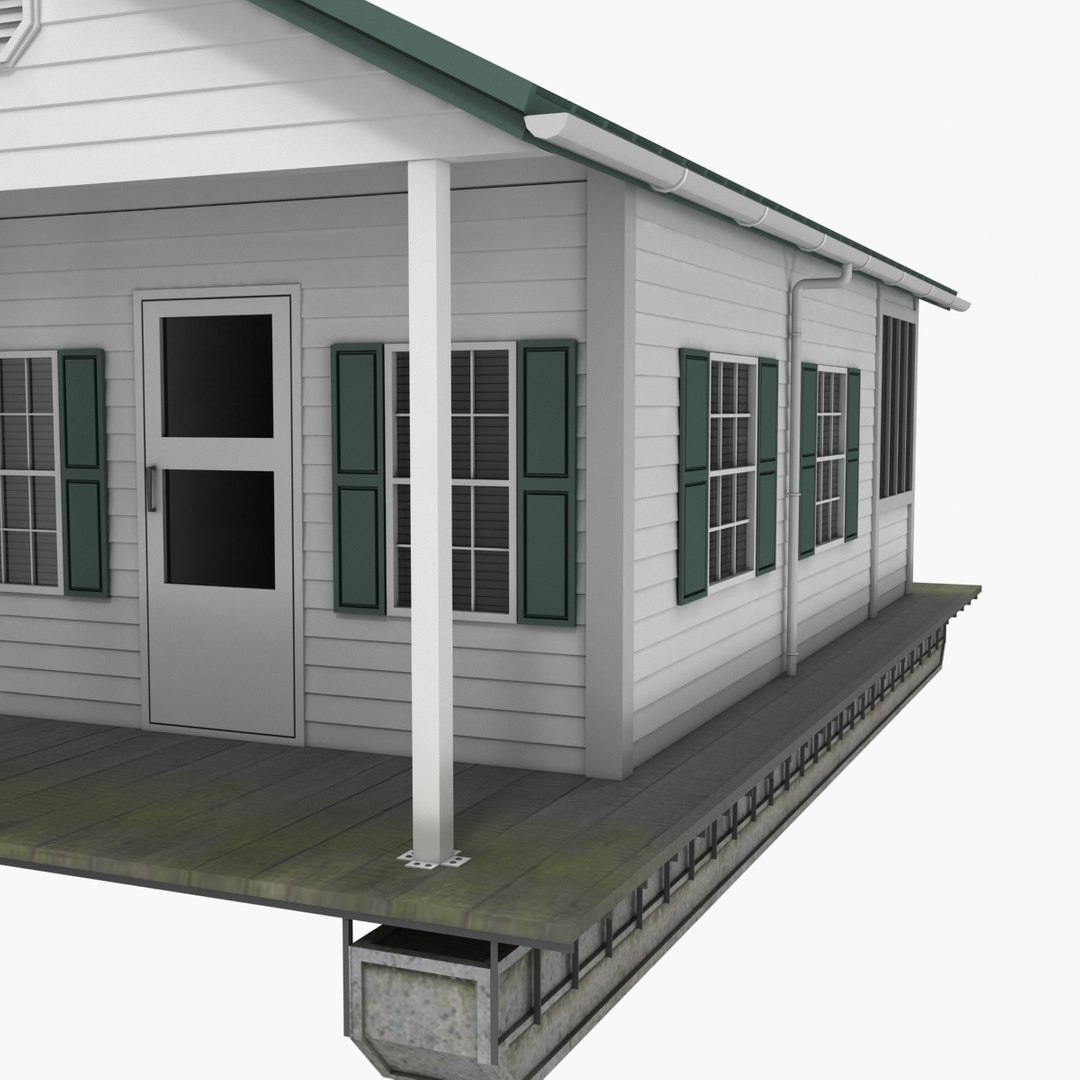 3d model house boat