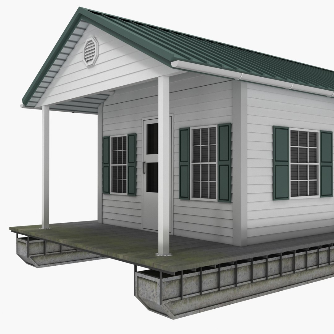 3d model house boat