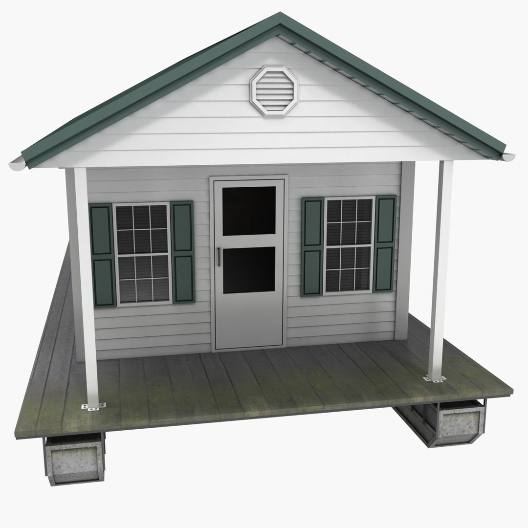 3d model house boat