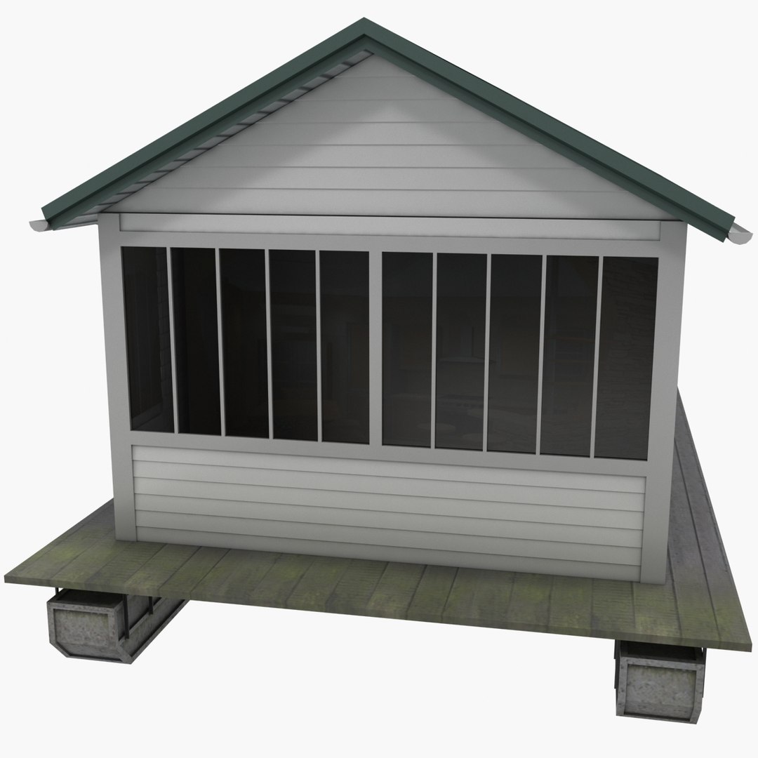 3d model house boat