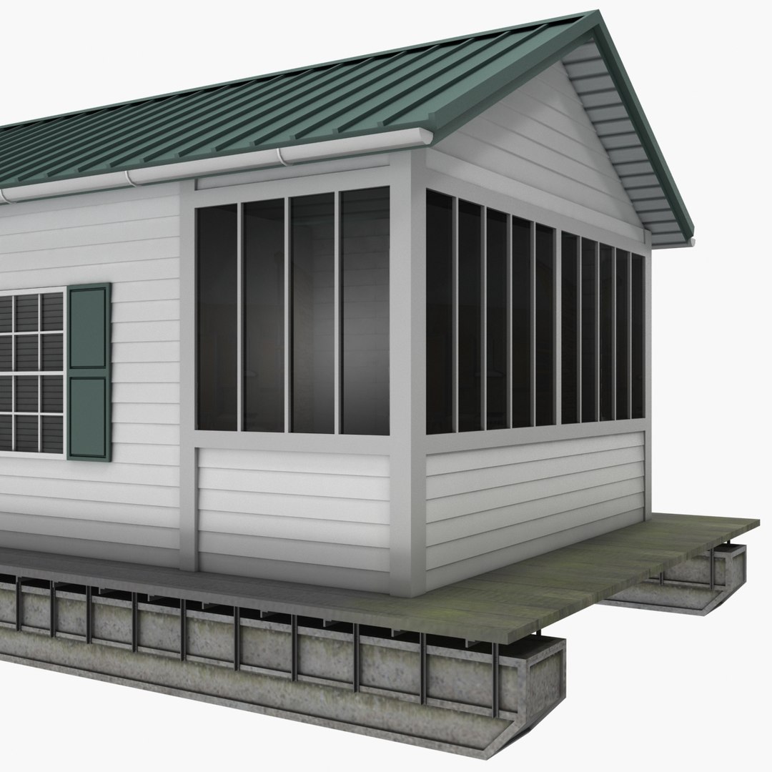3d model house boat