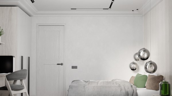 modelo 3d Interior de dormitorio moderno - TurboSquid 1751674