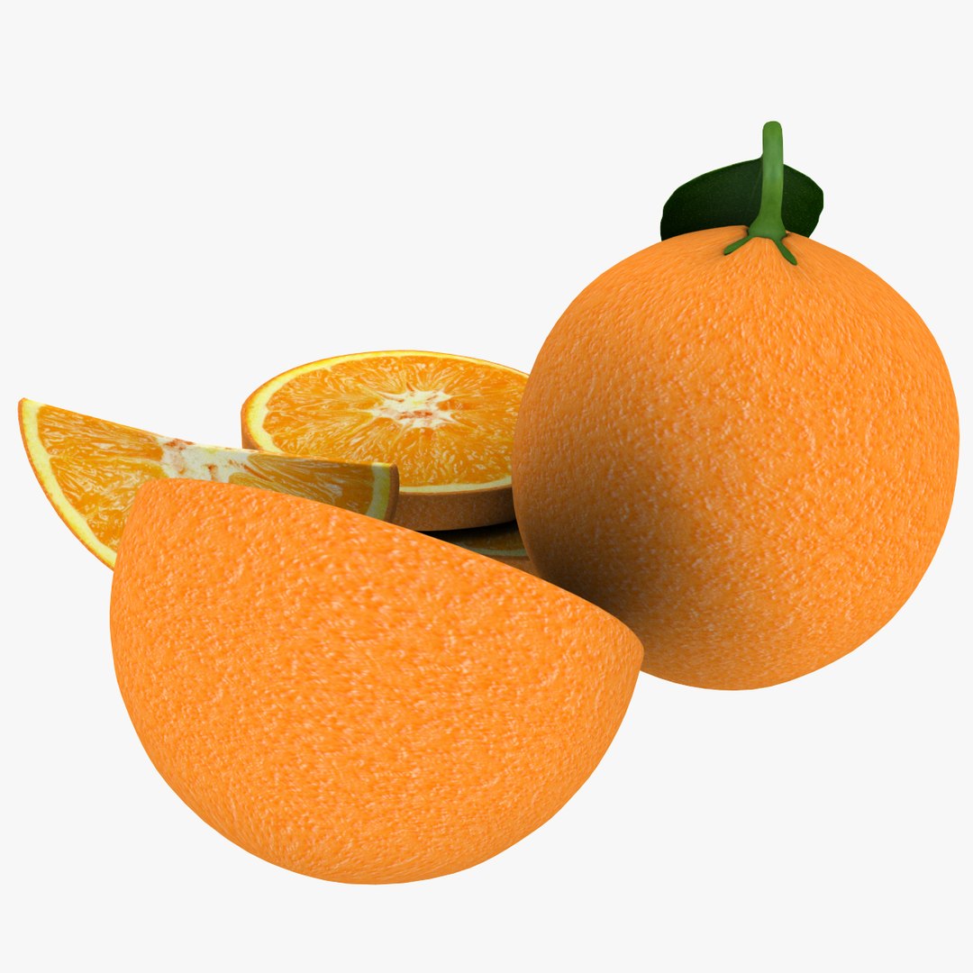 3d Model Orange Mix