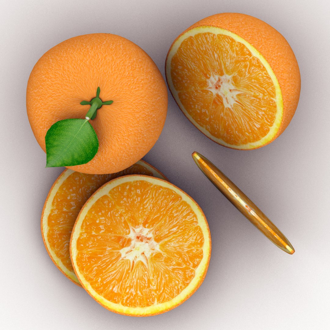 3d Model Orange Mix