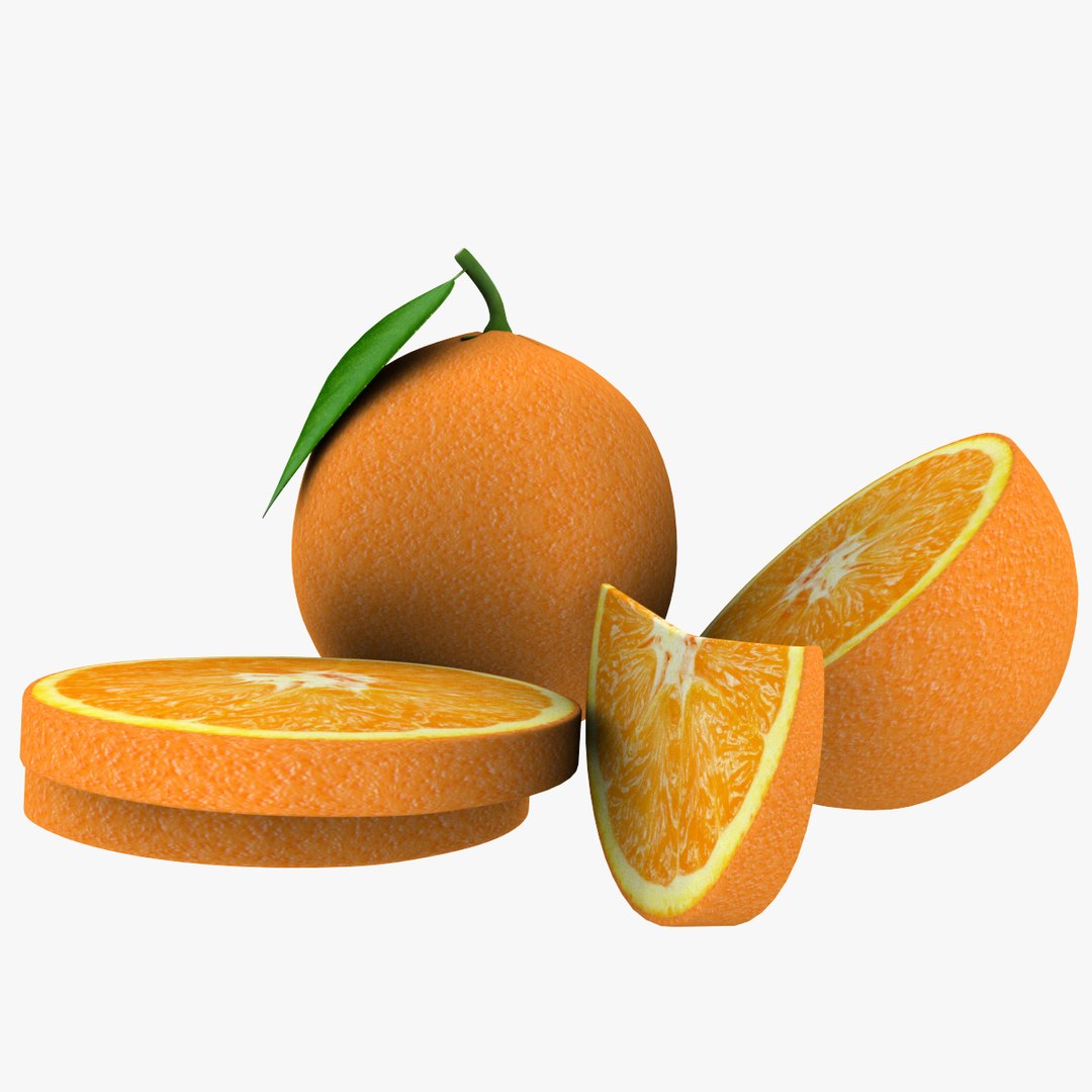 3d Model Orange Mix
