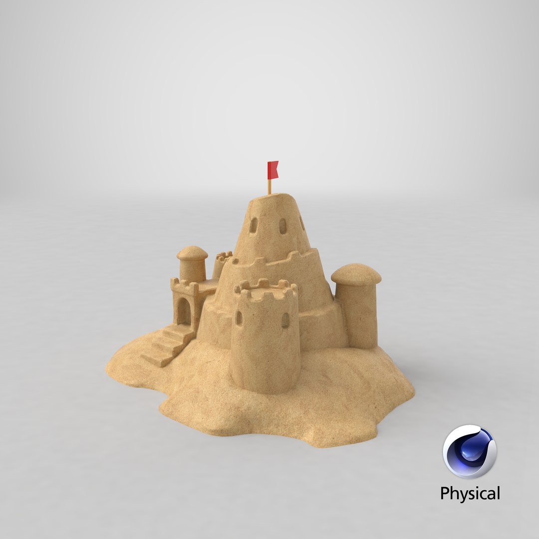 Sand Castle 3D Model - TurboSquid 1344950