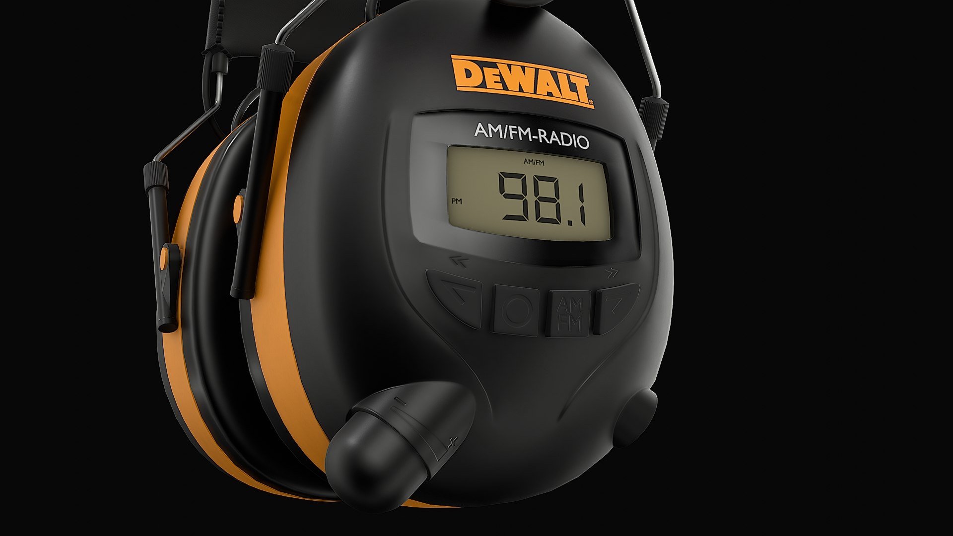 3D DeWalt Ear Defenders - TurboSquid 2347723