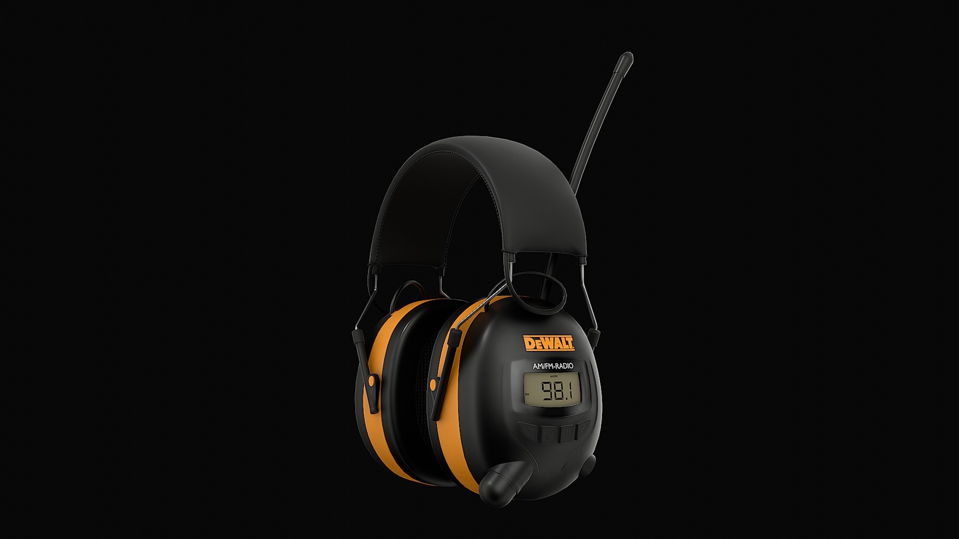 3D DeWalt Ear Defenders - TurboSquid 2347723