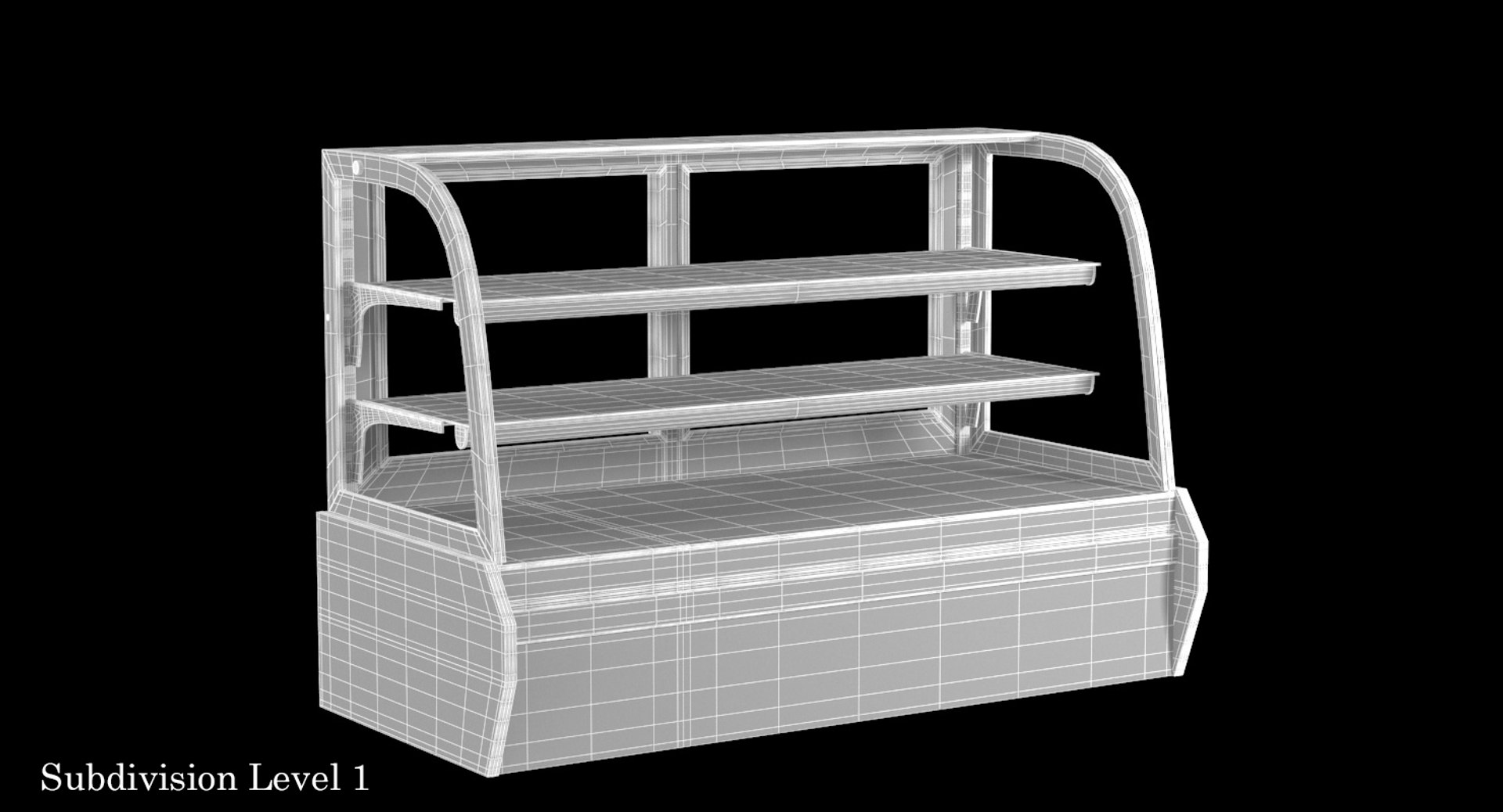 3D Showcase Confectionery Model - TurboSquid 1296935