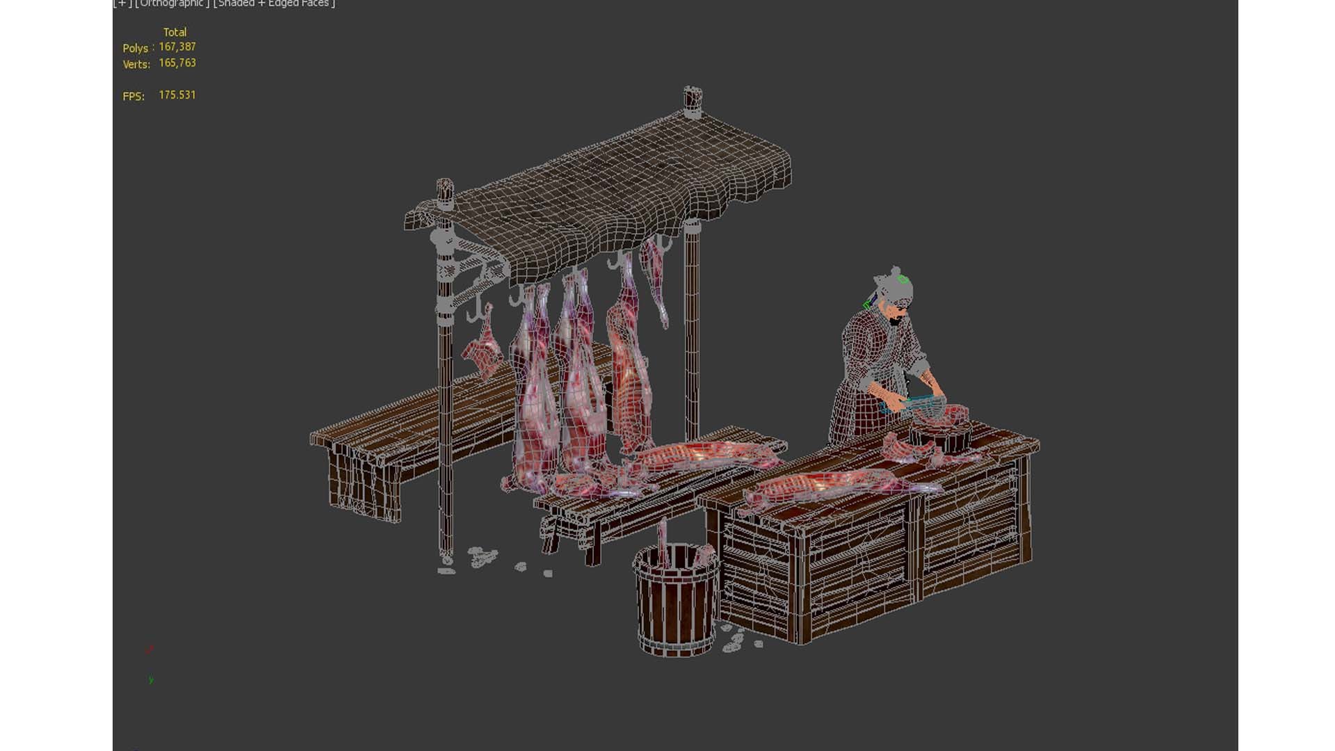 3D Butcher Shop Model - TurboSquid 2238846
