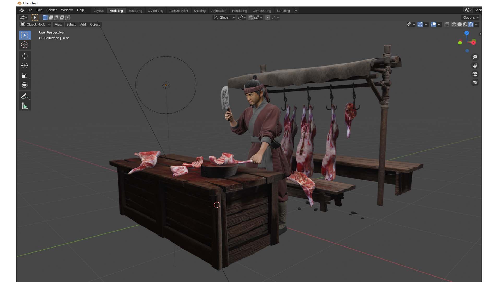 3D Butcher Shop Model - TurboSquid 2238846