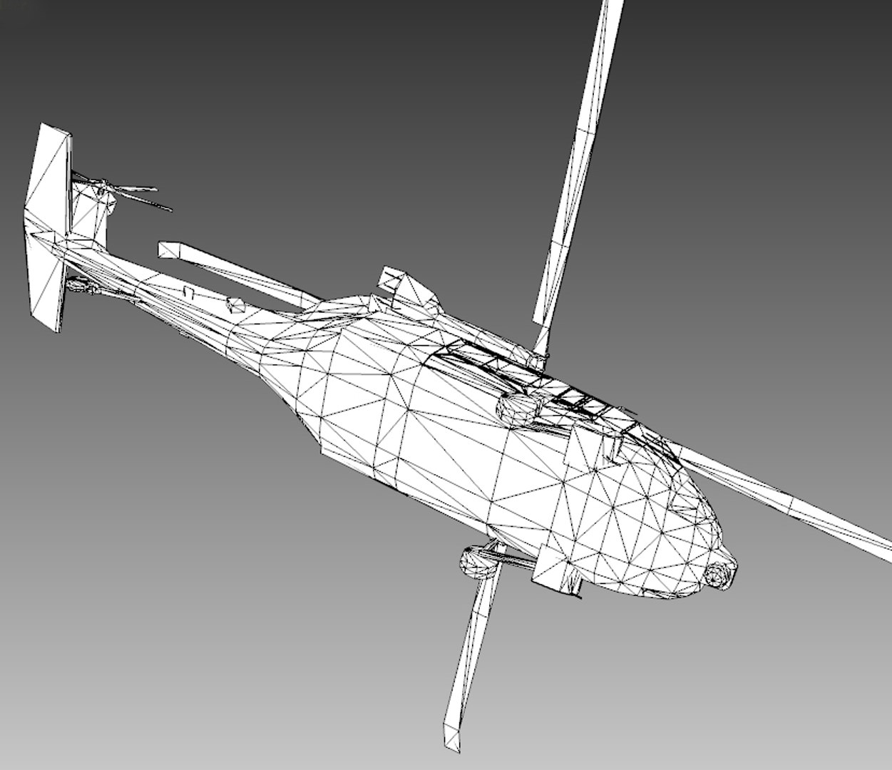 Uh60 Blackhawk Helicopter Cockpit 3d Model