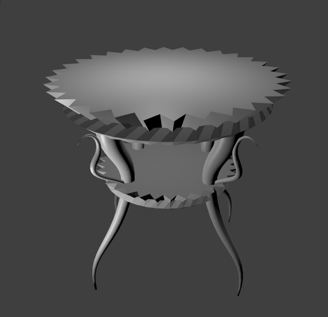 3ds max design table floral