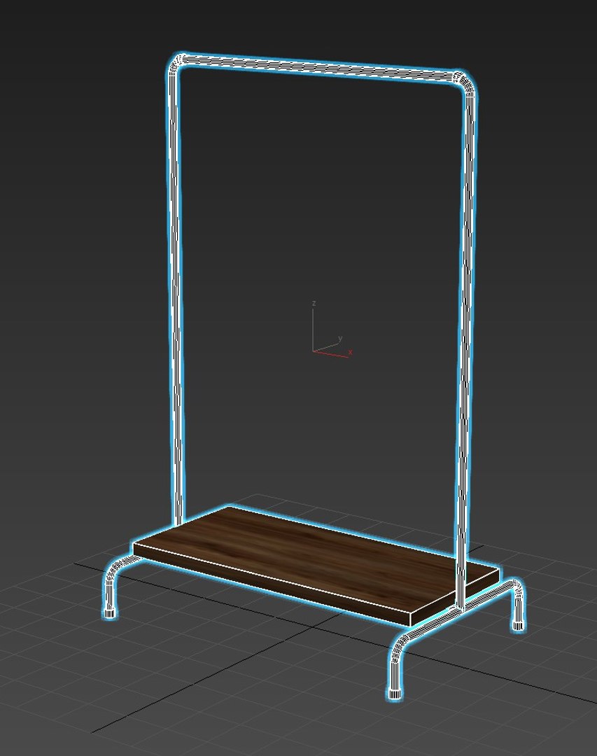 3D Model Store Stand Hanger - TurboSquid 1260973