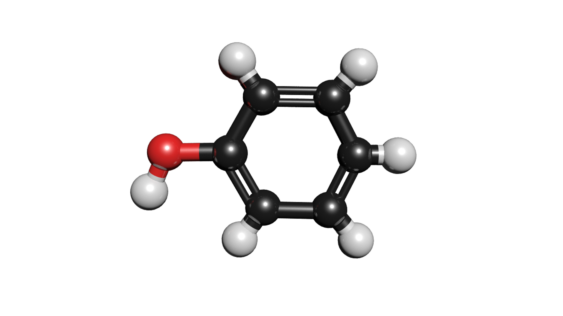3D Phenol Molecule C6h5oh - TurboSquid 1426437