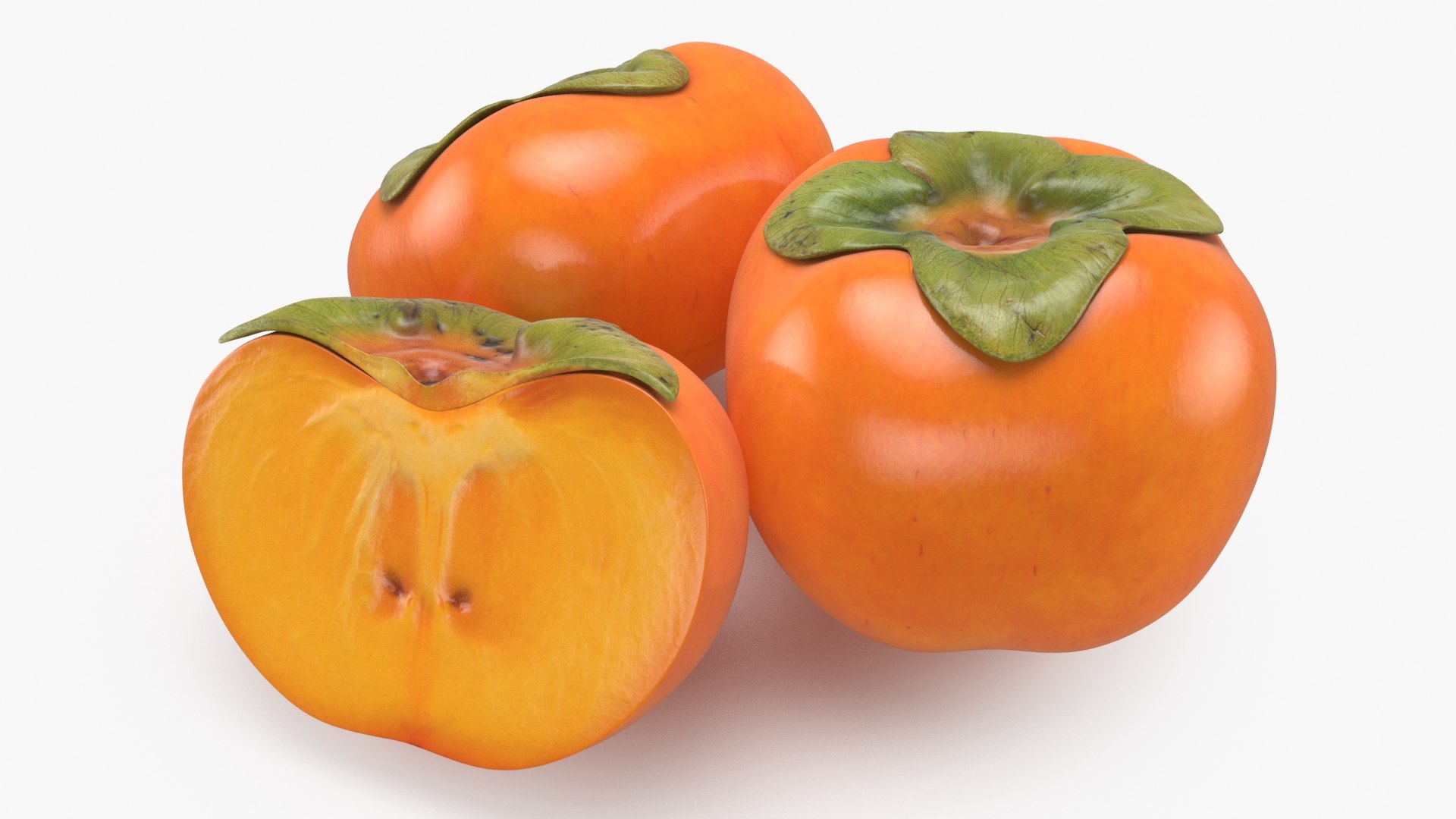 Persimmon Fruit 2 3D Model - TurboSquid 2117882