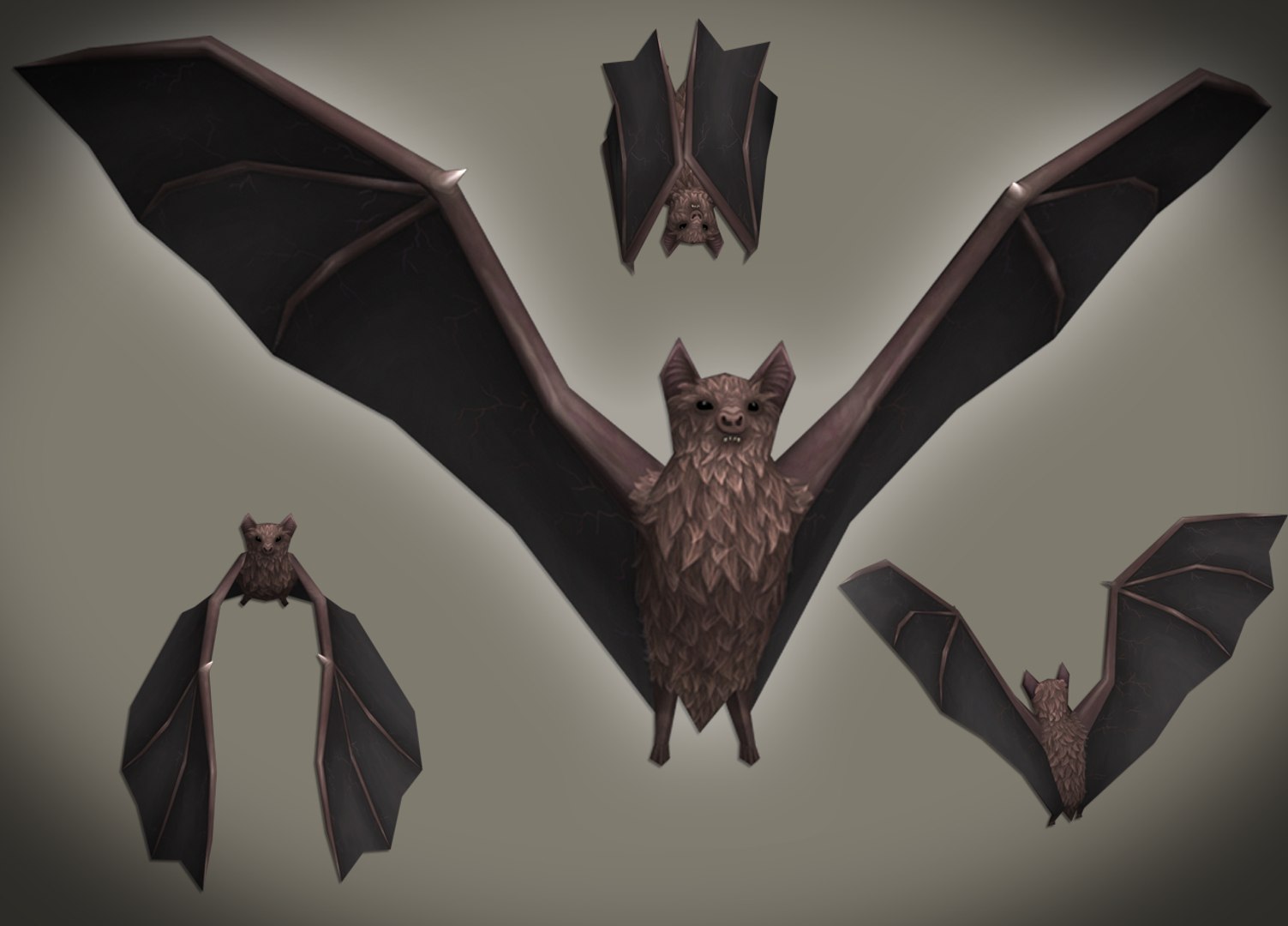 Bats Pack Animations 3d Fbx