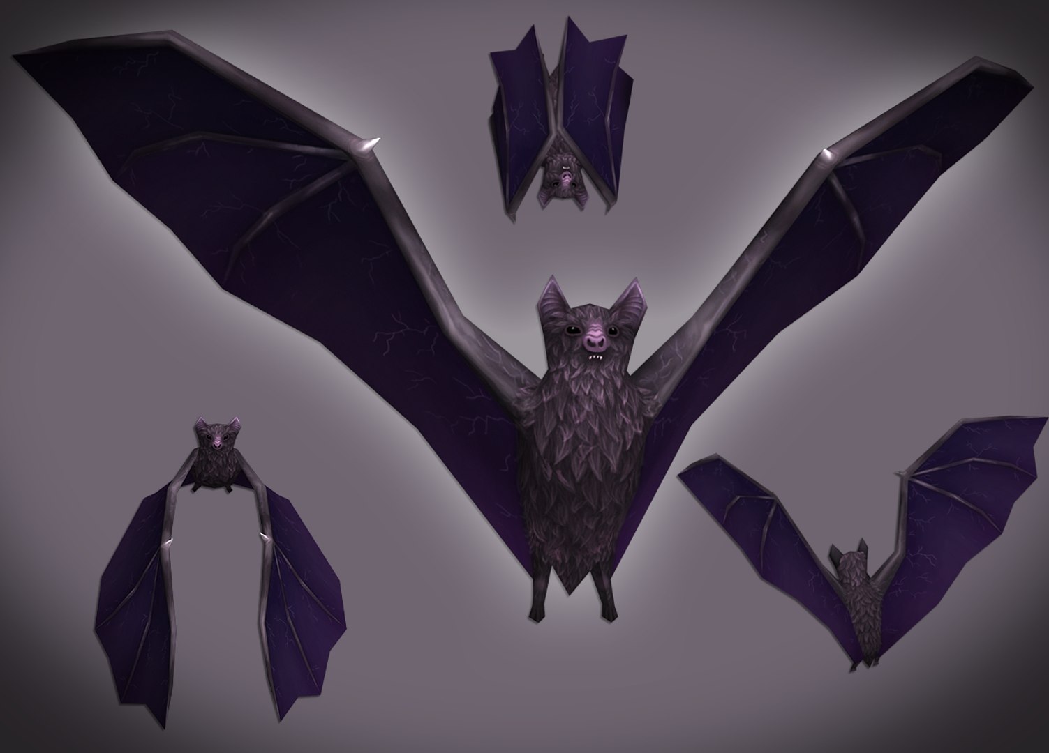 Bats Pack Animations 3d Fbx
