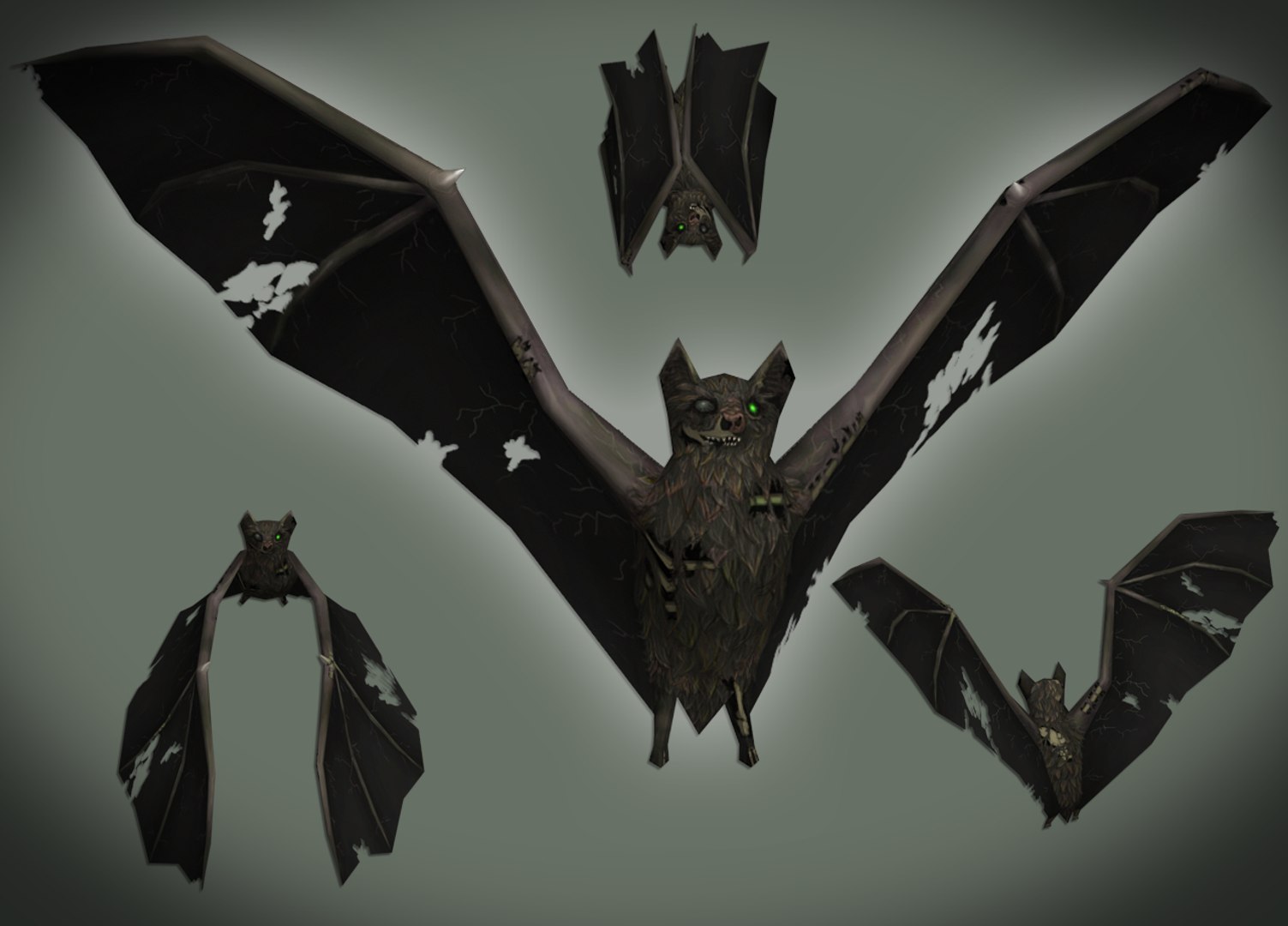 Bats Pack Animations 3d Fbx