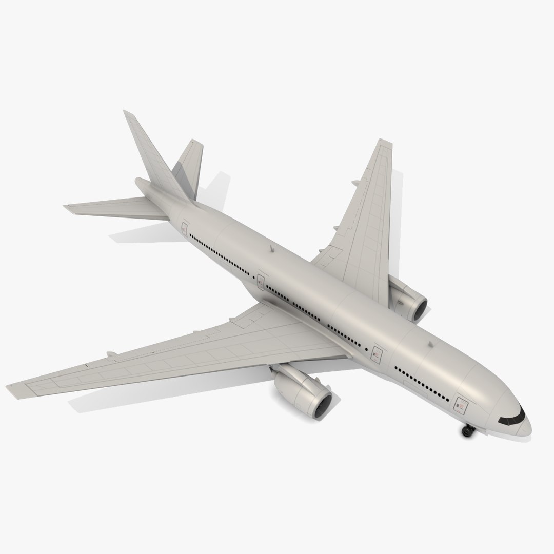 boeing airliner 3d model
