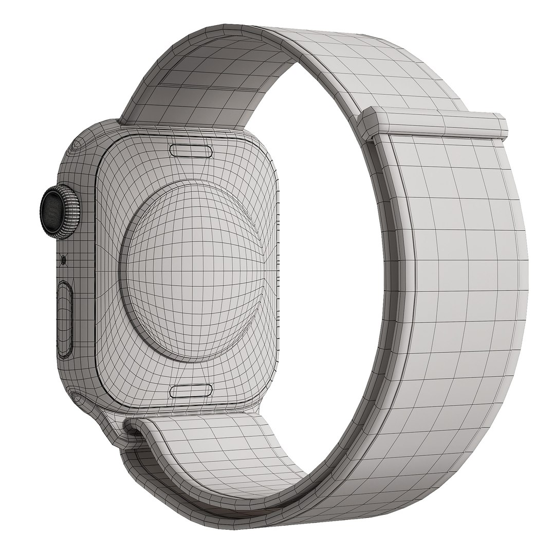 3D Apple Watch Series 9 Cypress Sport Loop Model - TurboSquid 2193453