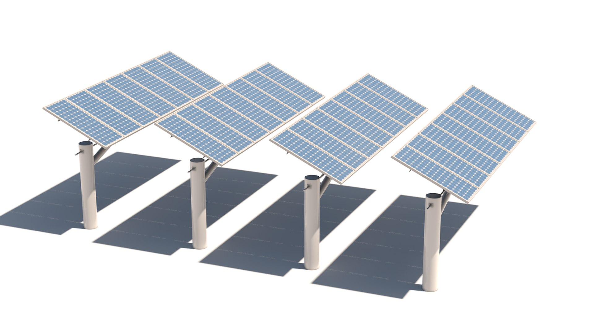 Solar Car Park 3D - TurboSquid 1182165