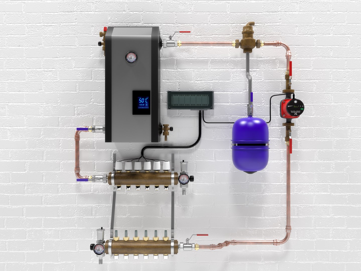 3D Radiant Floor Heating Unit - TurboSquid 1819465