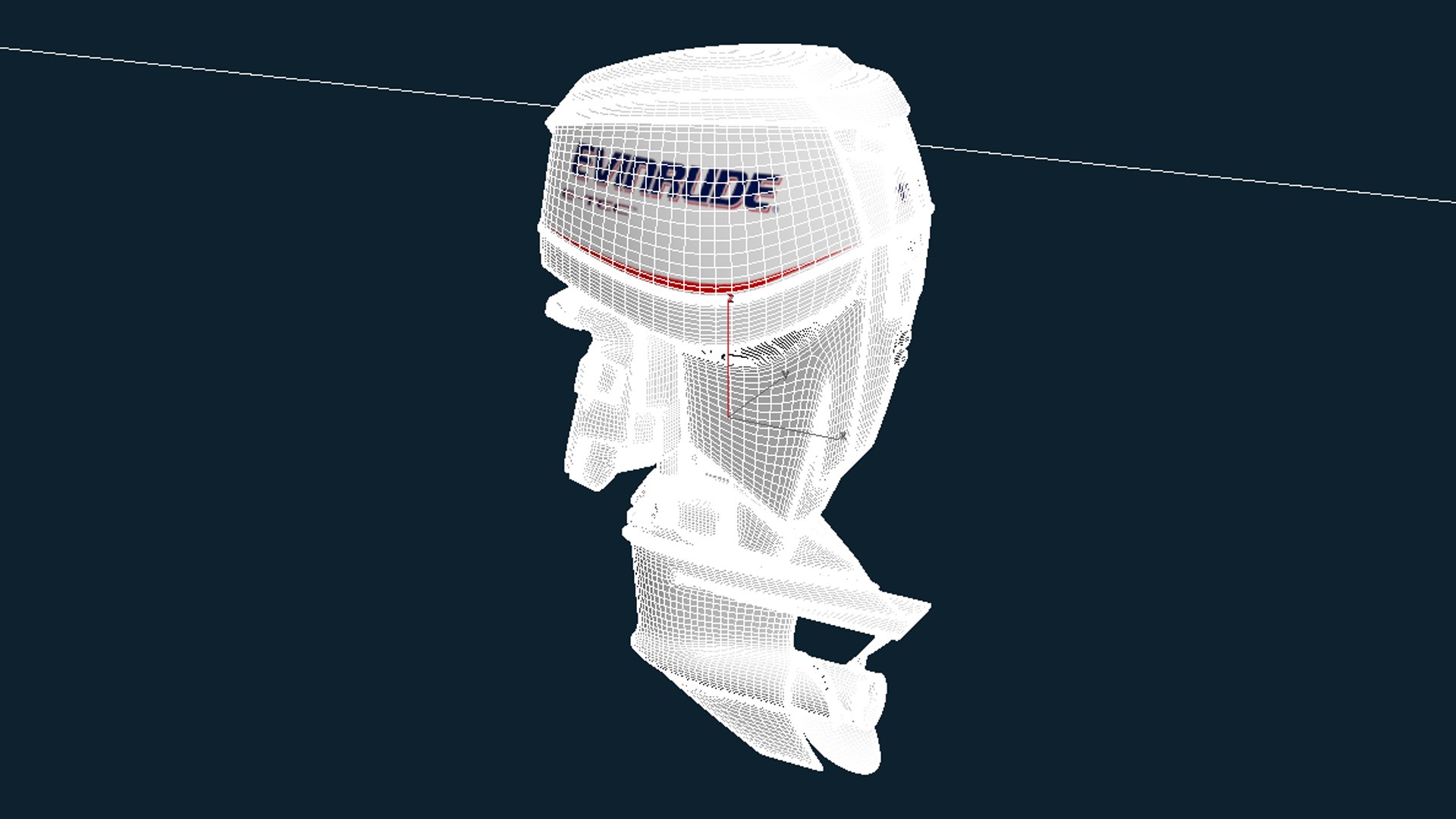 Evinrude 115 E-Tech 3D Model - TurboSquid 2000932