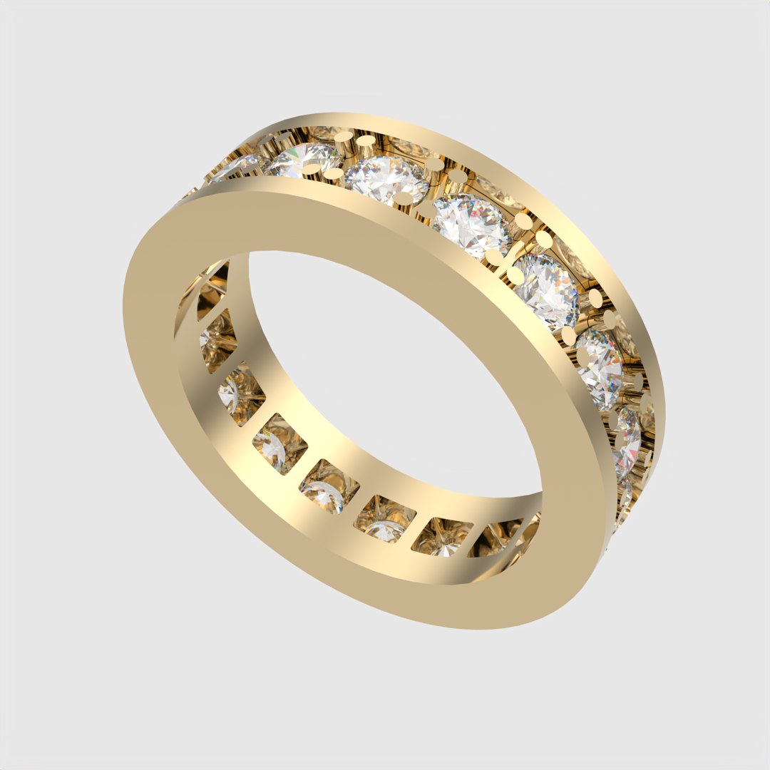 3D Radiant Channel Set Band JDBCo Model - TurboSquid 2346389