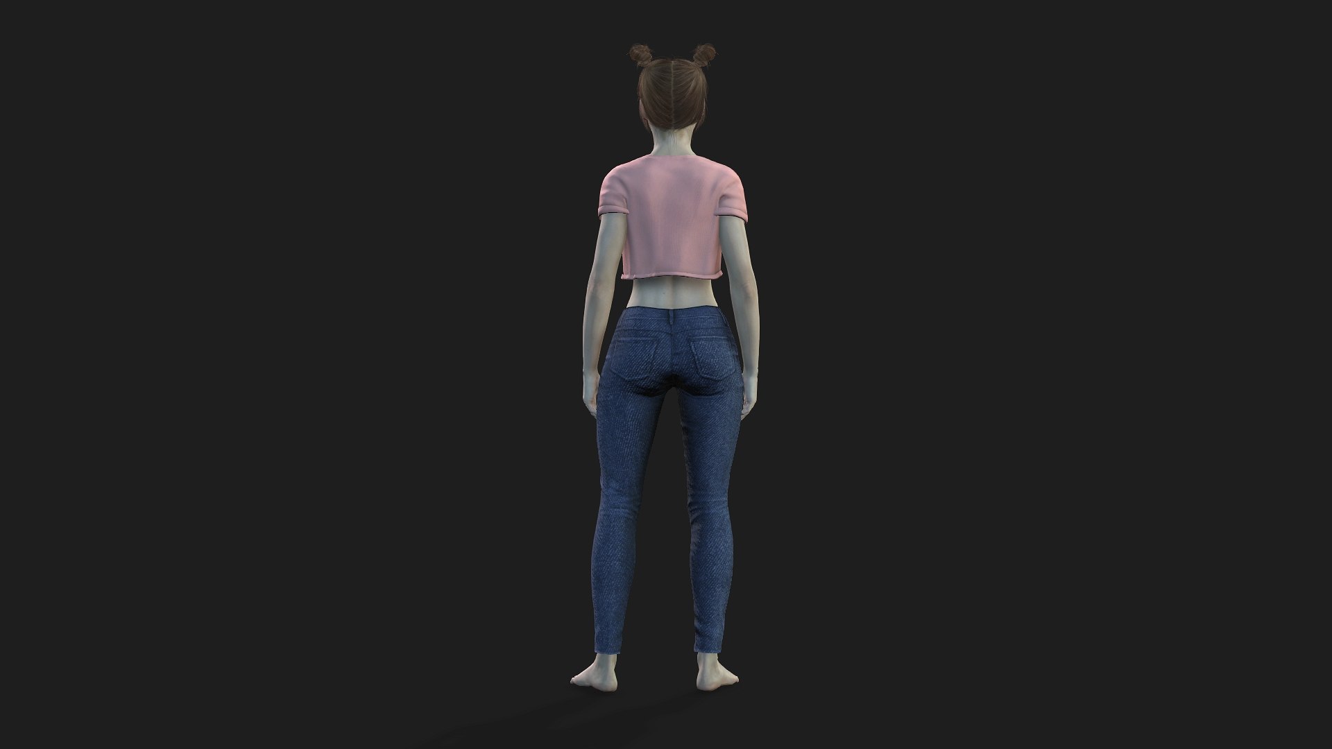3D Model Beautiful Female Character Animation Ready Model - TurboSquid ...