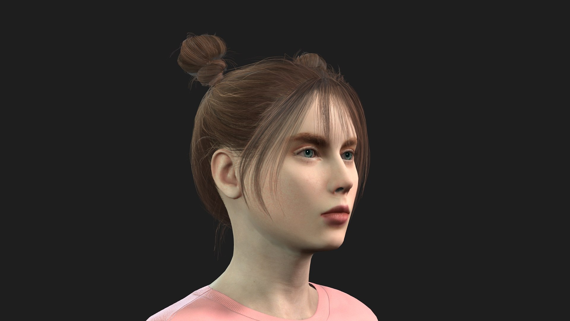 3D Model Beautiful Female Character Animation Ready Model - TurboSquid ...