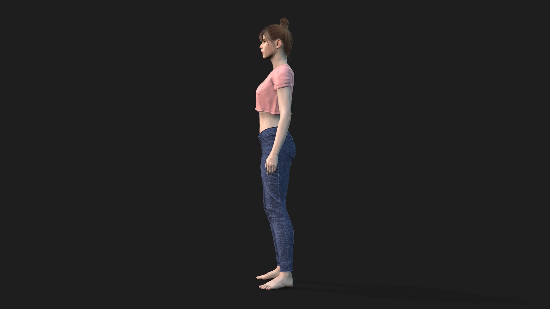 3D Model Beautiful Female Character Animation Ready Model - TurboSquid ...