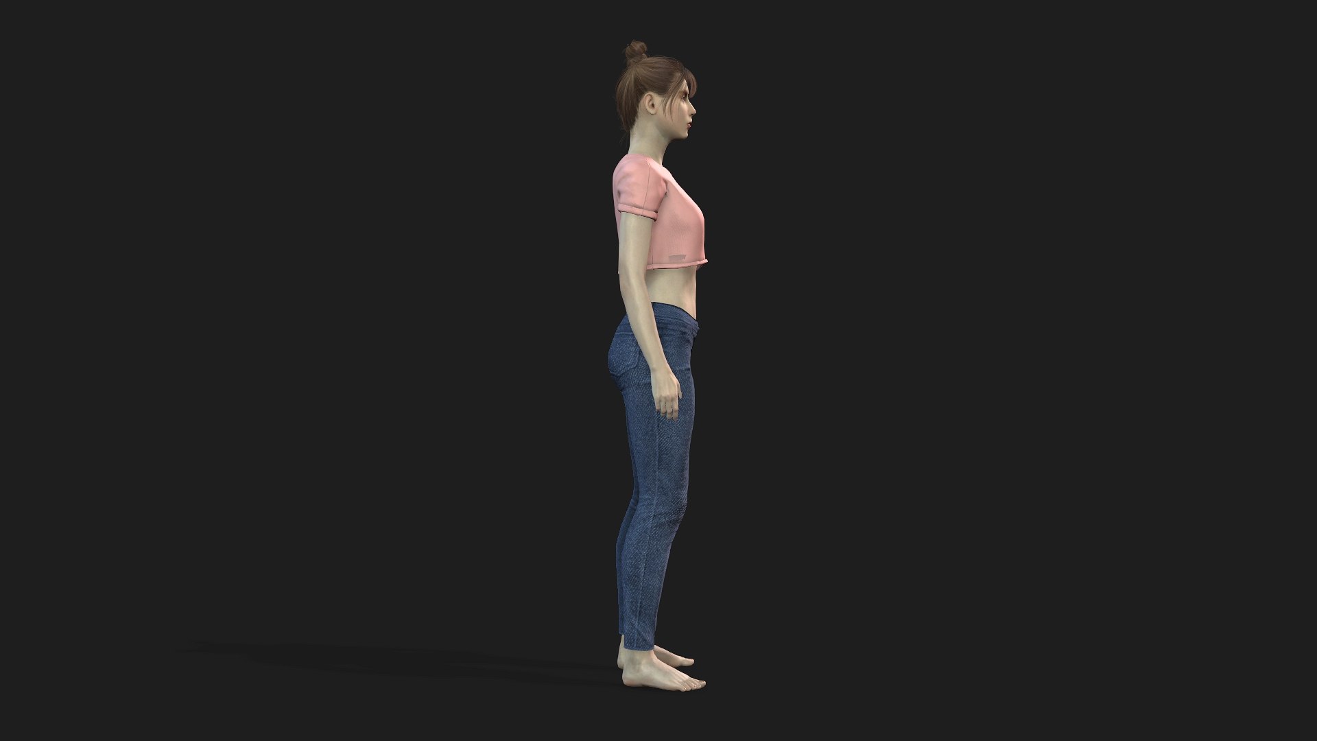 3D Model Beautiful Female Character Animation Ready Model - TurboSquid ...