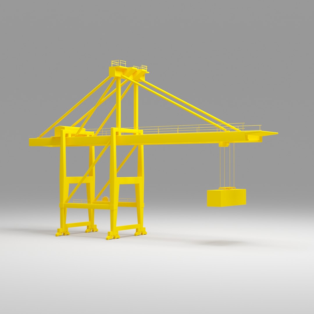 3D Crane Port - TurboSquid 1689145