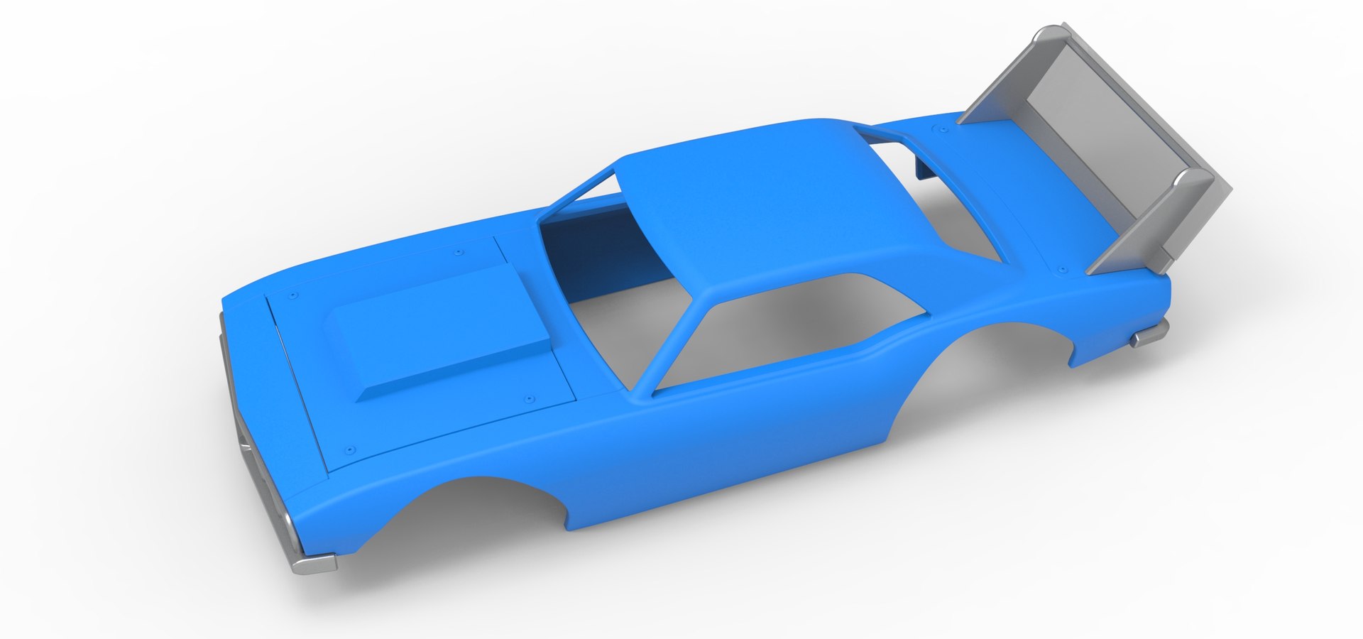 Shell Of Vintage Semi-Late Model Stock Car Scale 1 To 25 3D Model ...