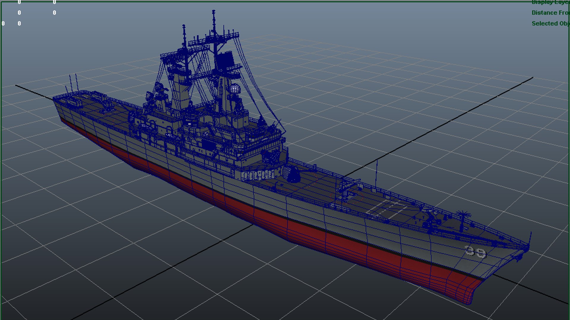 3D Uss Texas Cgn-39 Cruiser Model - TurboSquid 1331960