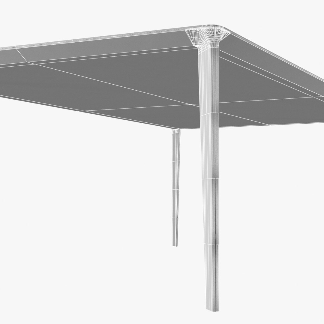Table Shadow Dining 3d Model