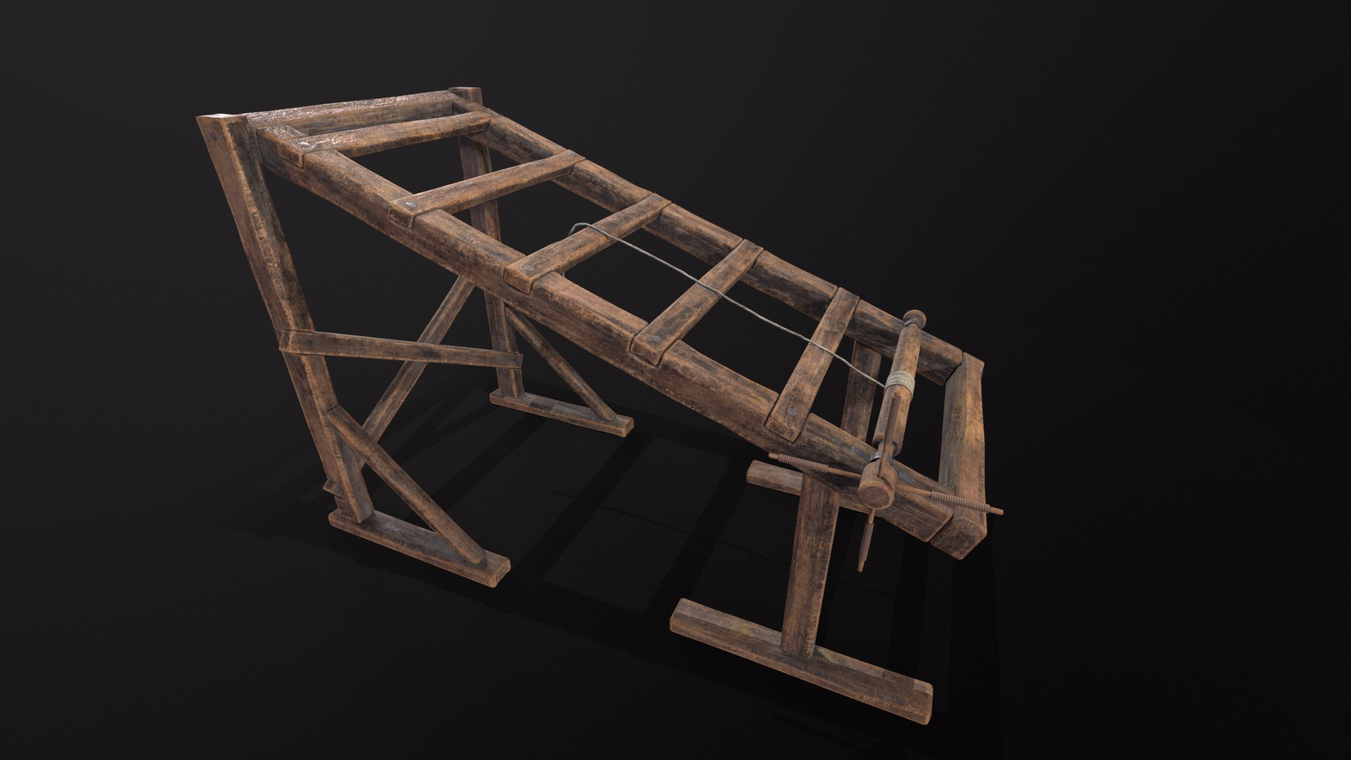 Medieval Rack Torture Device model - TurboSquid 2150154