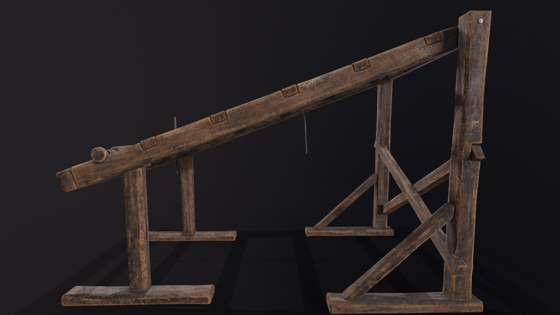 Medieval Rack Torture Device Model - TurboSquid 2150154