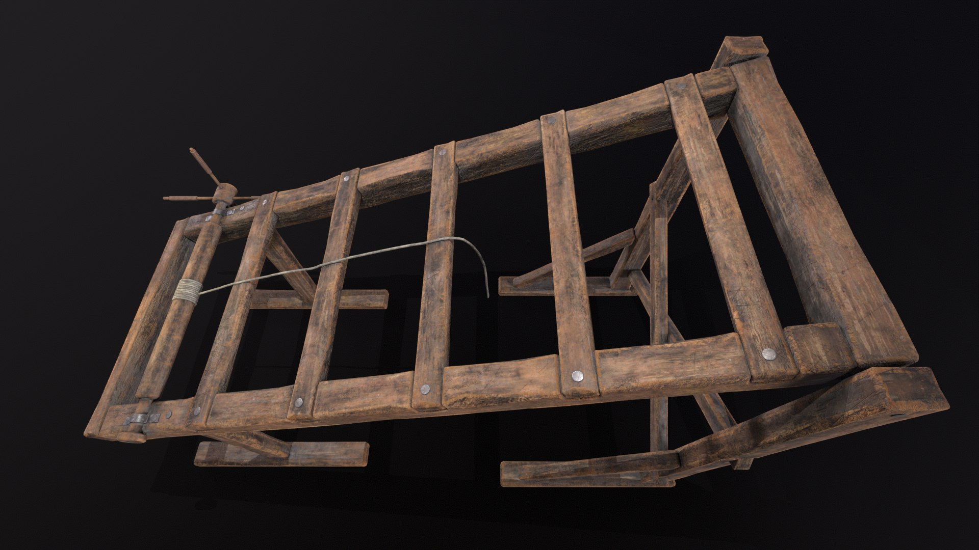 Medieval Rack Torture Device Model - TurboSquid 2150154