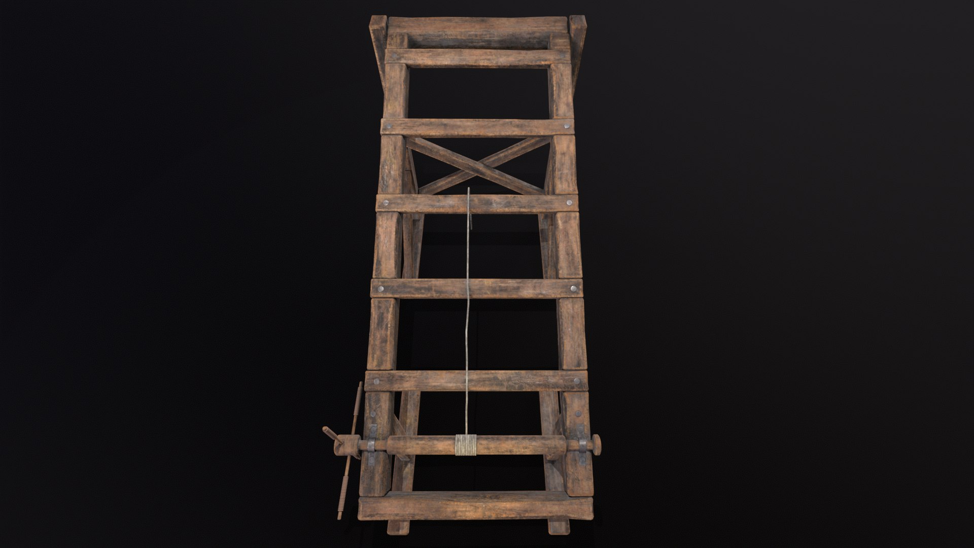 Medieval Rack Torture Device model - TurboSquid 2150154