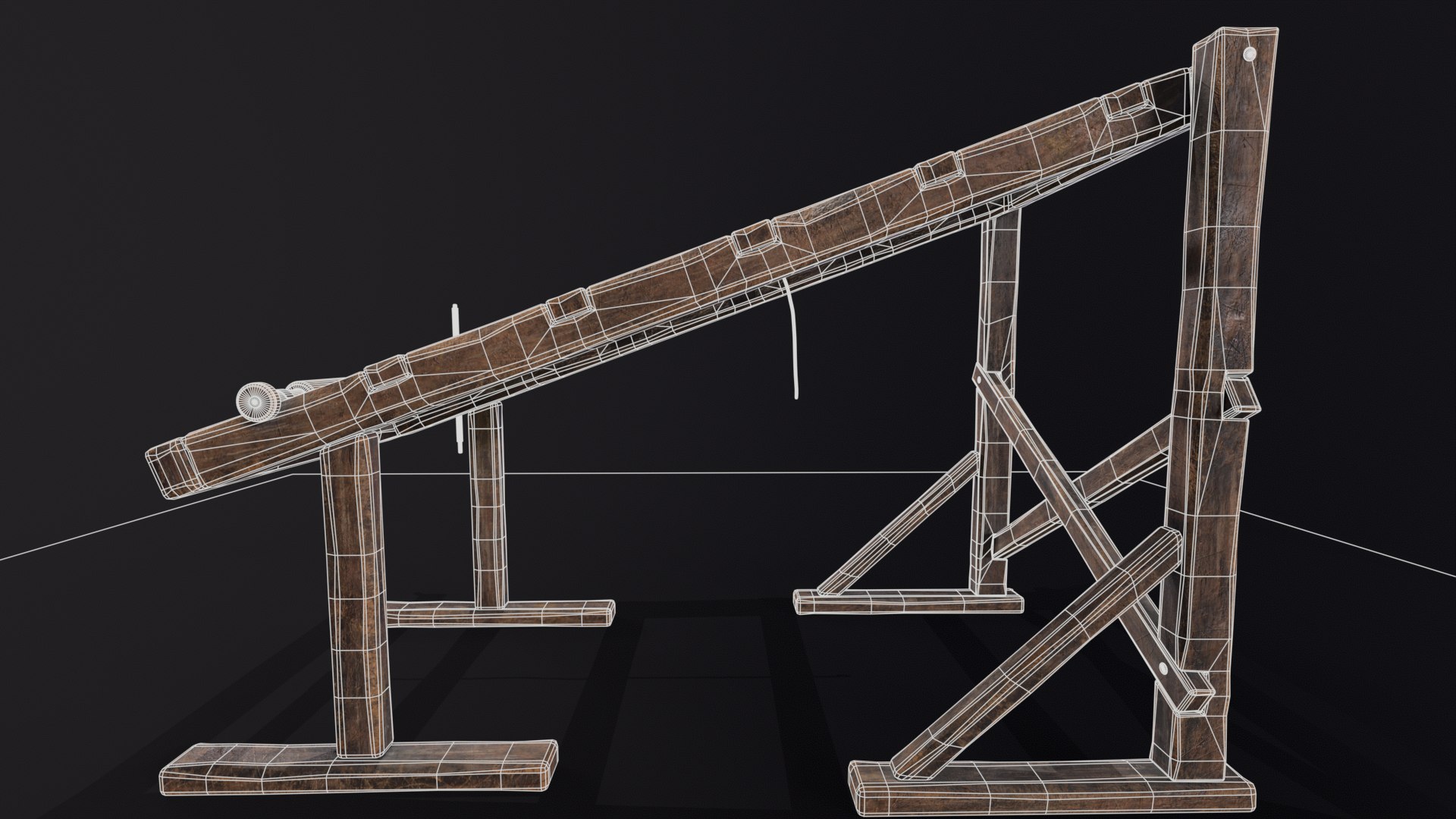 Medieval Rack Torture Device Model - TurboSquid 2150154