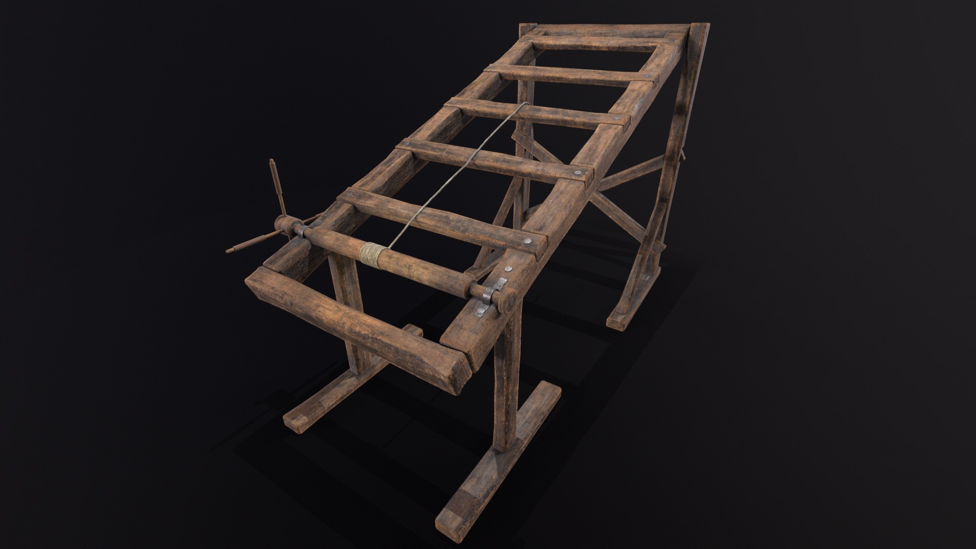Medieval Rack Torture Device Model - TurboSquid 2150154