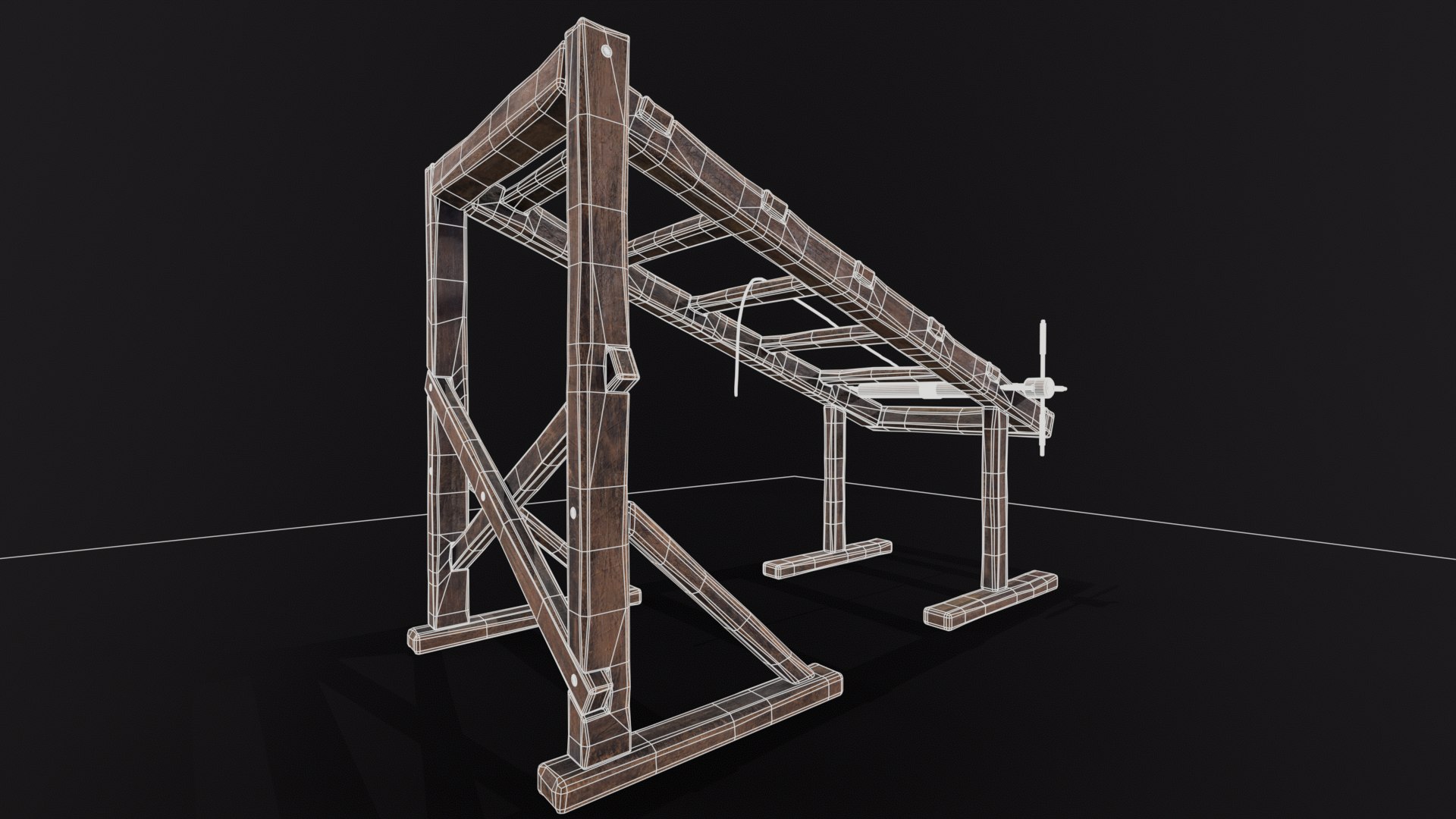 Medieval Rack Torture Device Model - TurboSquid 2150154