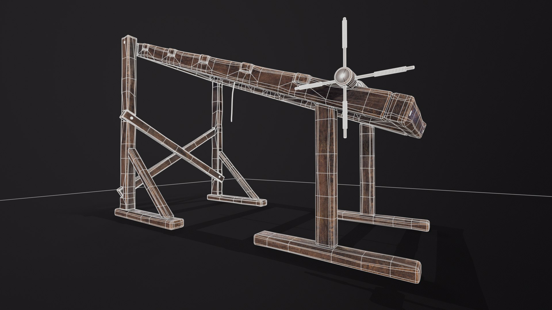 Medieval Rack Torture Device Model - TurboSquid 2150154