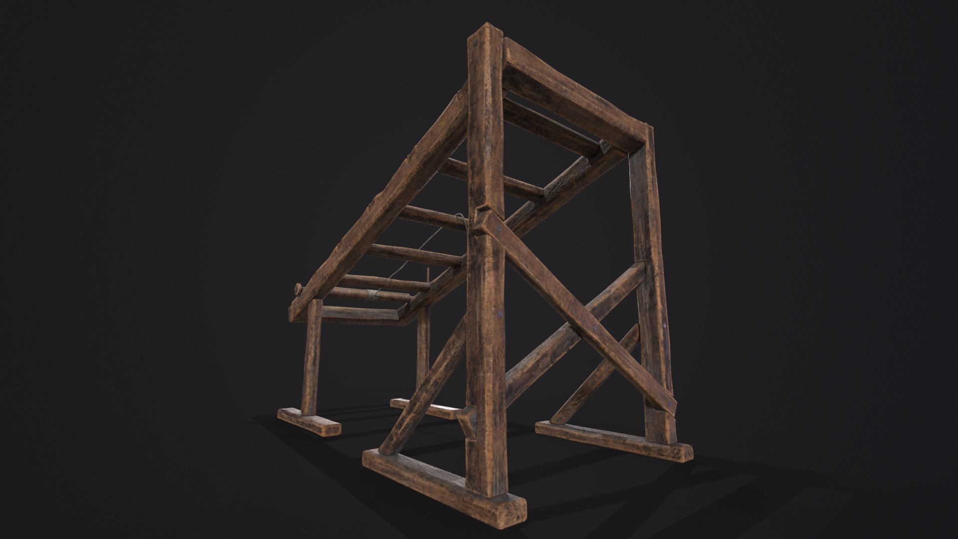 Medieval Rack Torture Device Model - TurboSquid 2150154