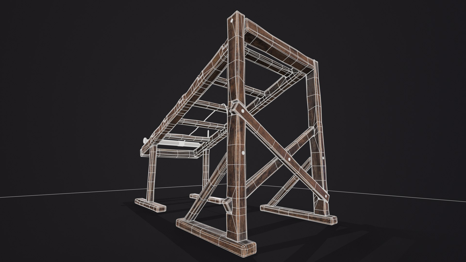 Medieval Rack Torture Device Model - TurboSquid 2150154